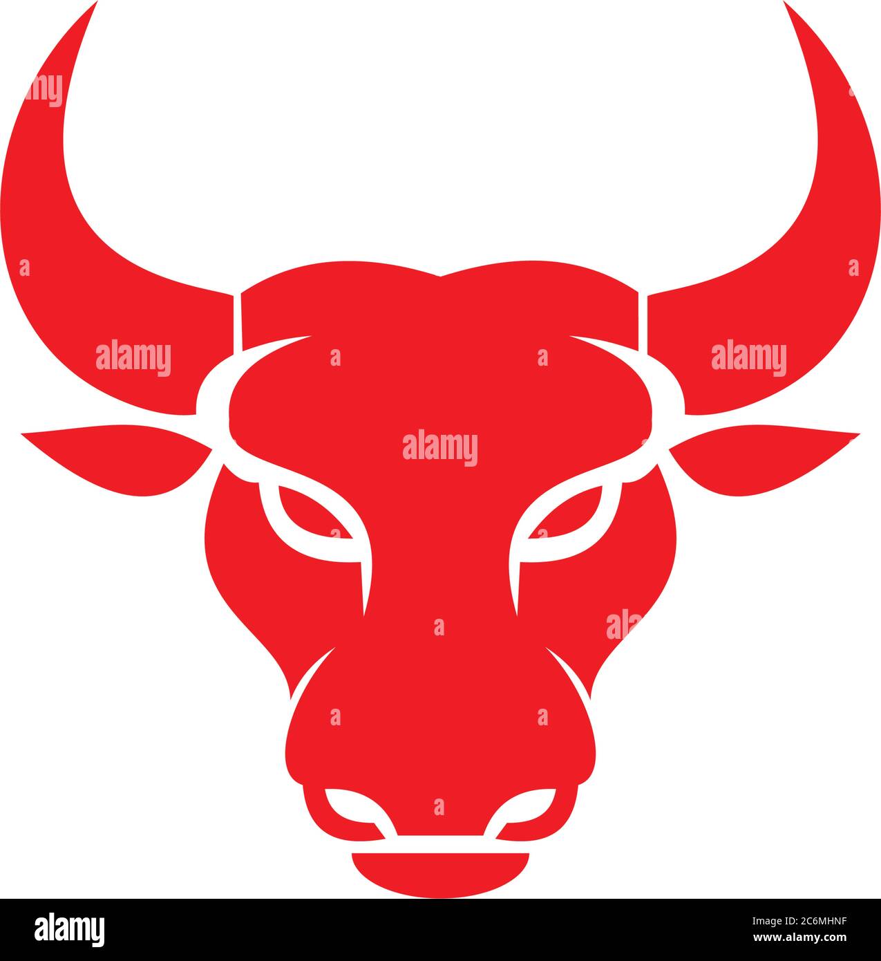 Cara De Toro Enojado