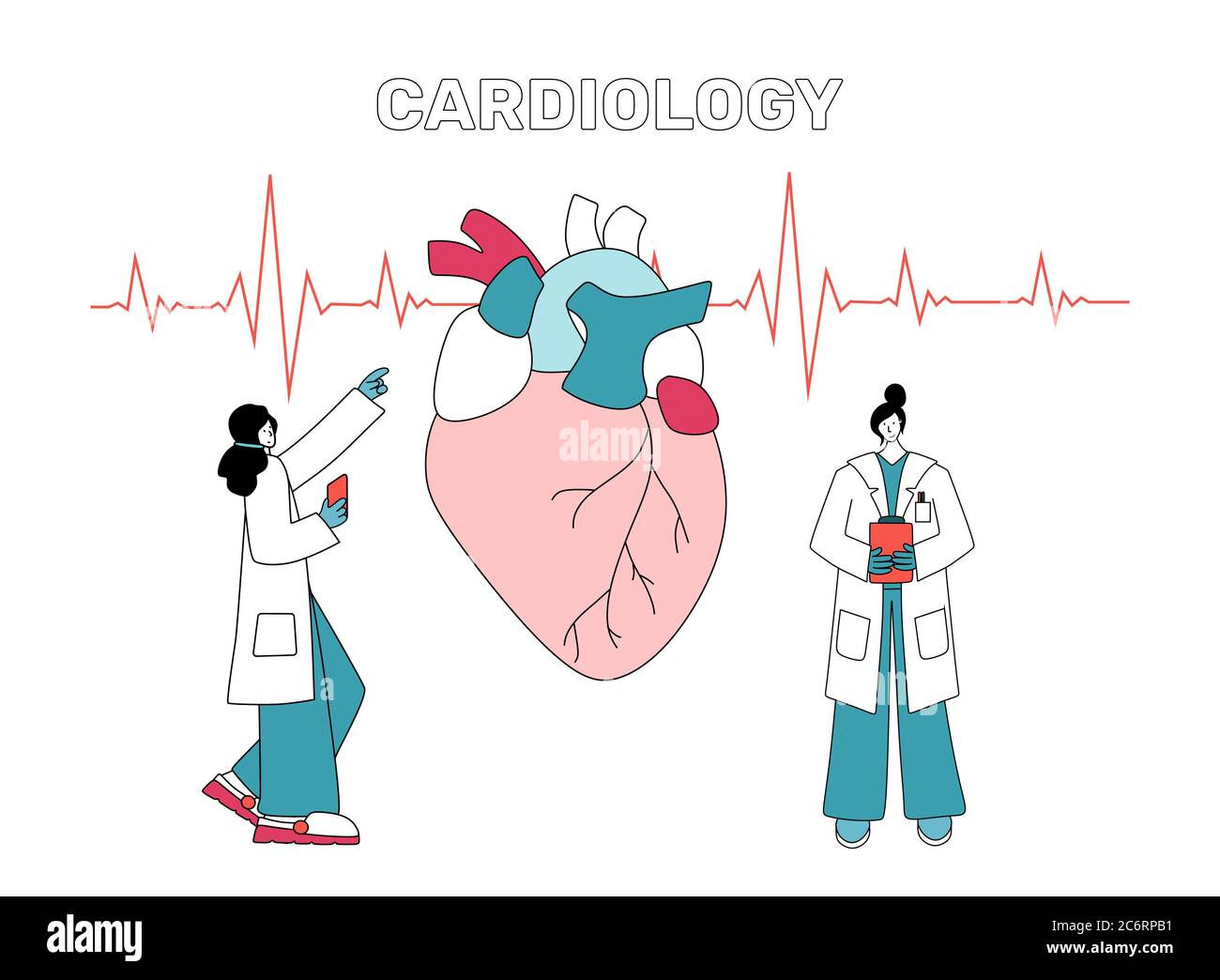 El Médico De Cardiología Hace Diagnos Y El Tratamiento De La