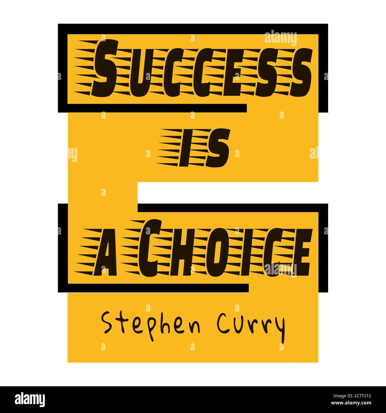 El éxito Es Una Elección Motivación Cita De Stephen Curry Eslogan De
