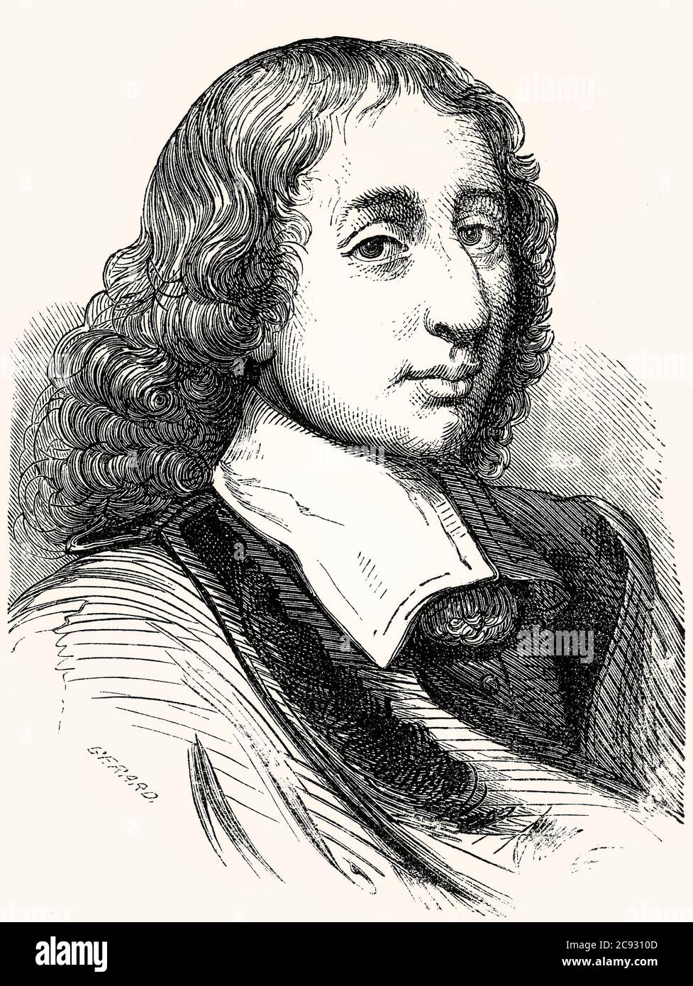 Blaise pascal 1623 1662 french mathematician fotografías e imágenes de ...