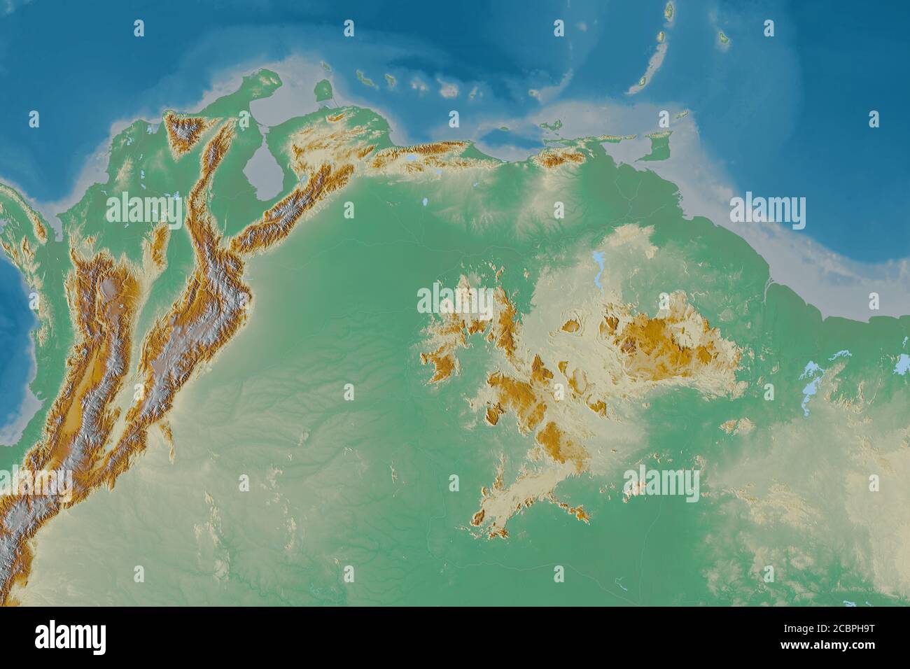 Mapa De Venezuela Relieve Fotografías E Imágenes De Alta Resolución Alamy