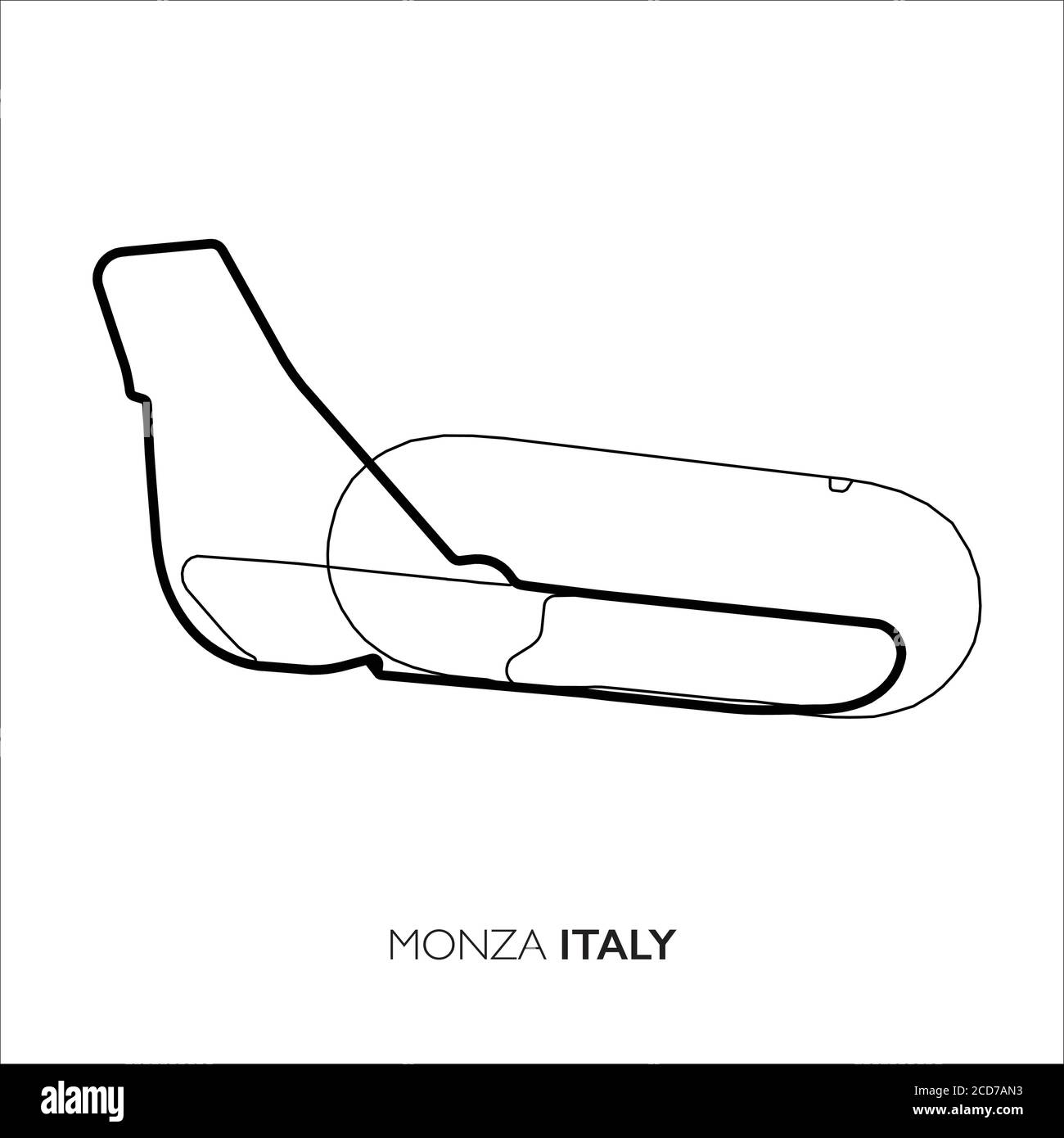 Mapa De Cerchiara Monza Italia