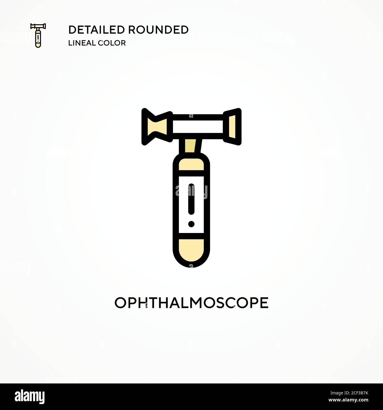 Icono De Vector De Oftalmoscopio Conceptos Modernos De Ilustración
