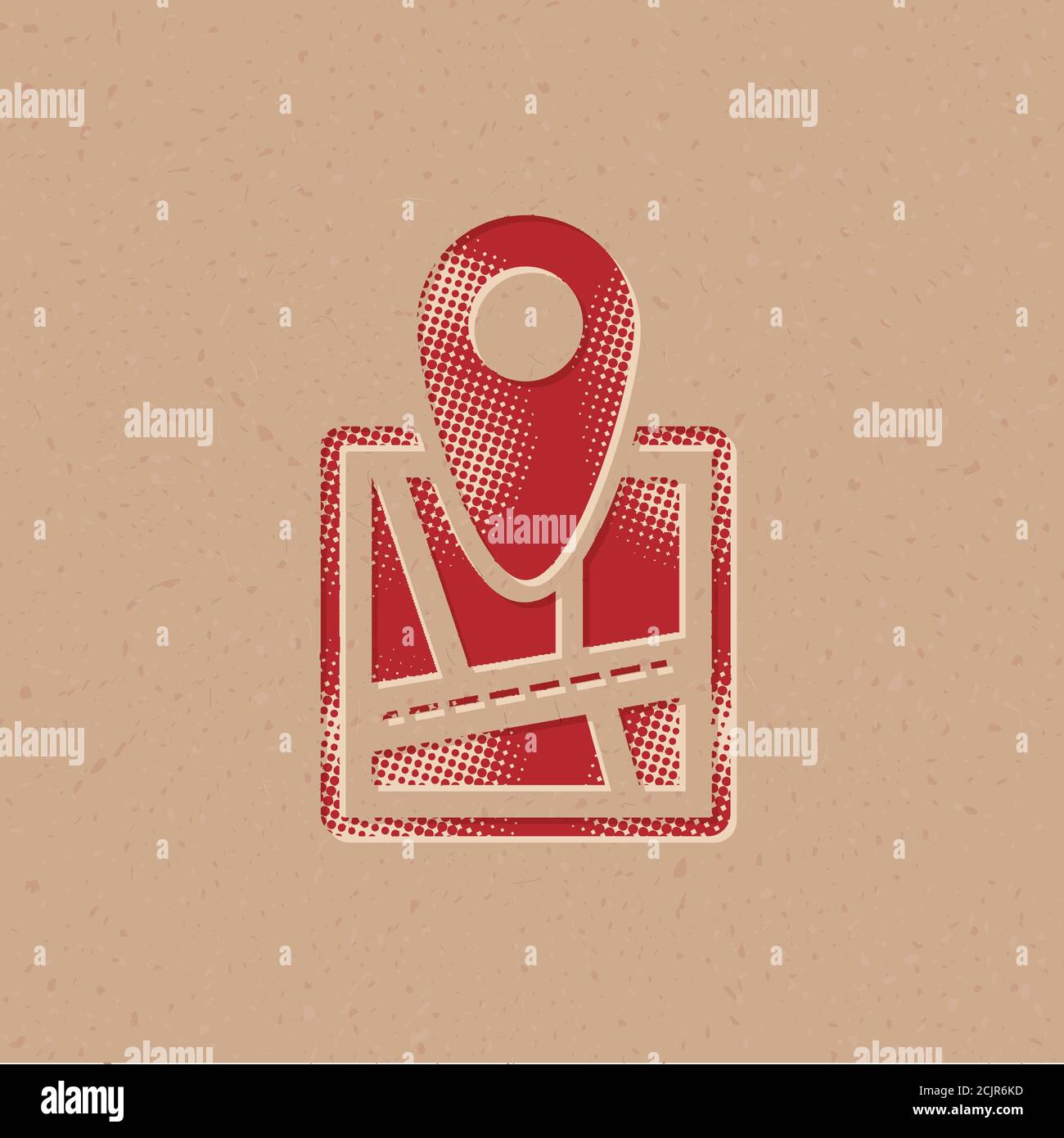 Mapa De Los Estados Unidos Con Chincheta