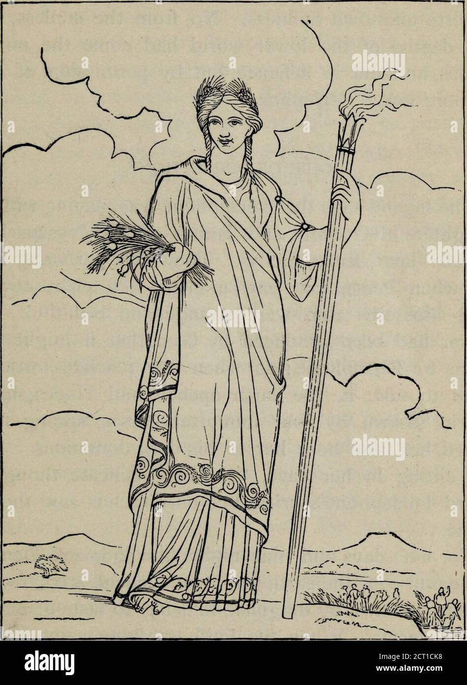 Símbolo De La Diosa Griega Deméter