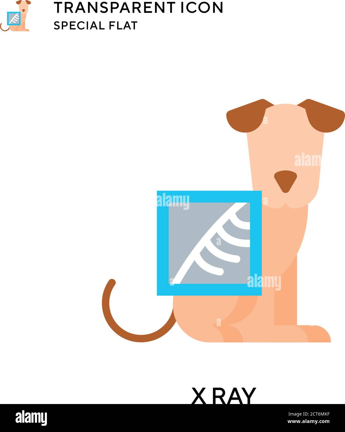 Icono De Vector De Rayos X Ilustración De Estilo Plano Eps 10 Vector