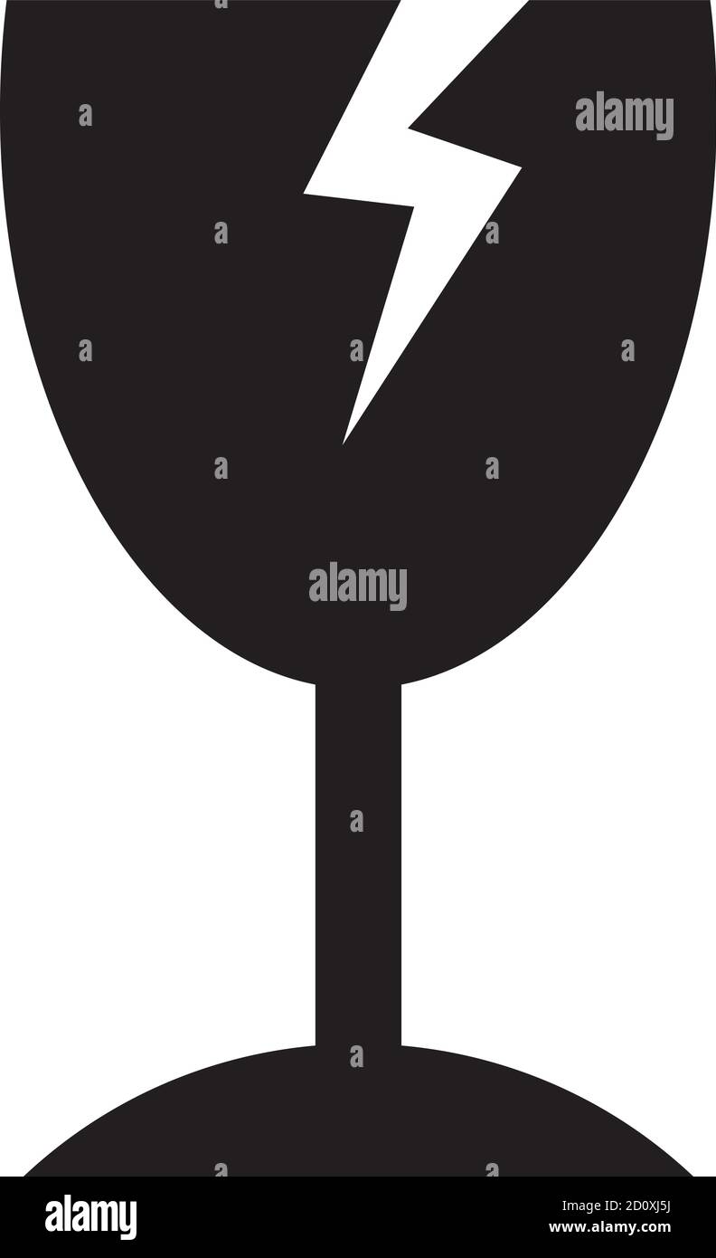 Fragile sign Imágenes de stock en blanco y negro - Alamy