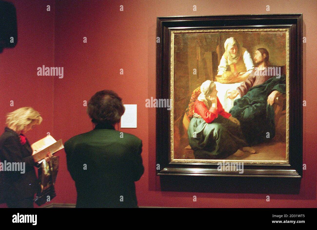 Los Visitantes De La Galería Nacional Ven Cristo En La Casa De Marta Y