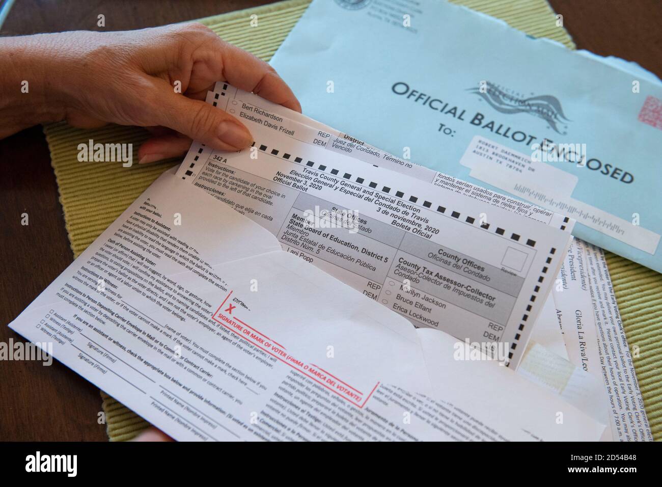 Boleta Electoral De 2020 Fotografías E Imágenes De Alta Resolución Alamy