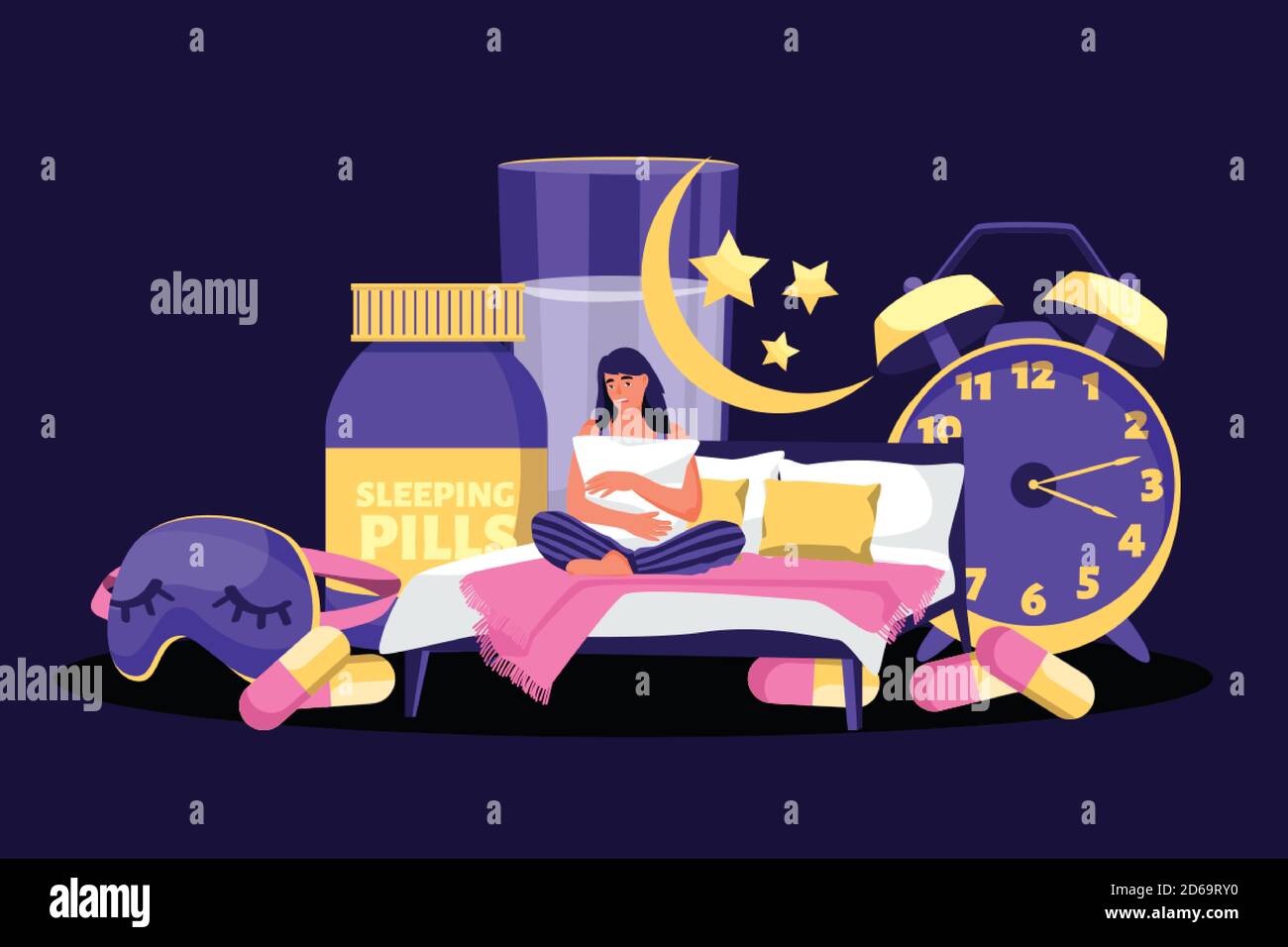 Cartoon worried girl fotografías e imágenes de alta resolución - Alamy