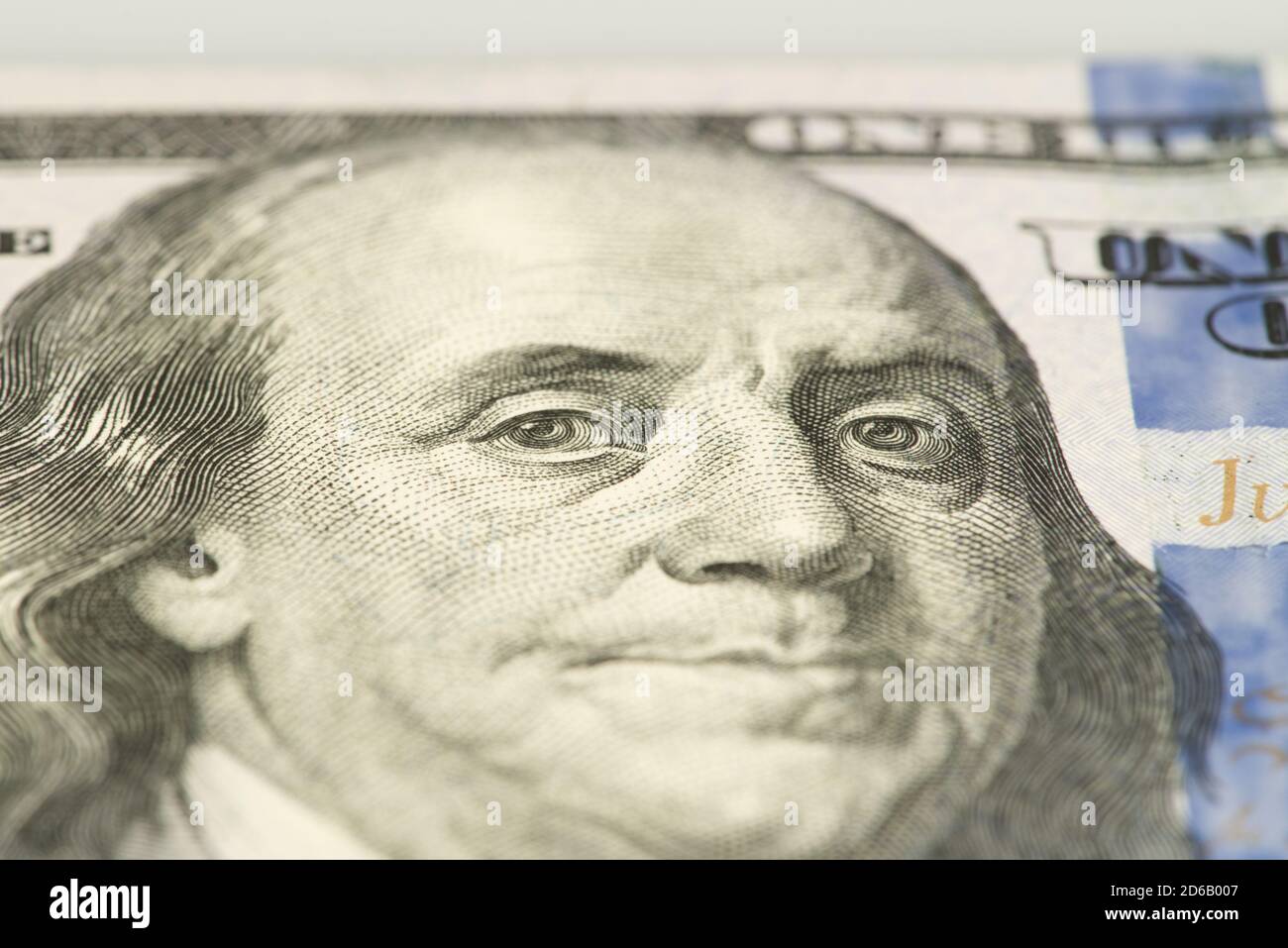 macro-del-billete-de-100-d-lares-con-benjamin-franklin-fotograf-a-de