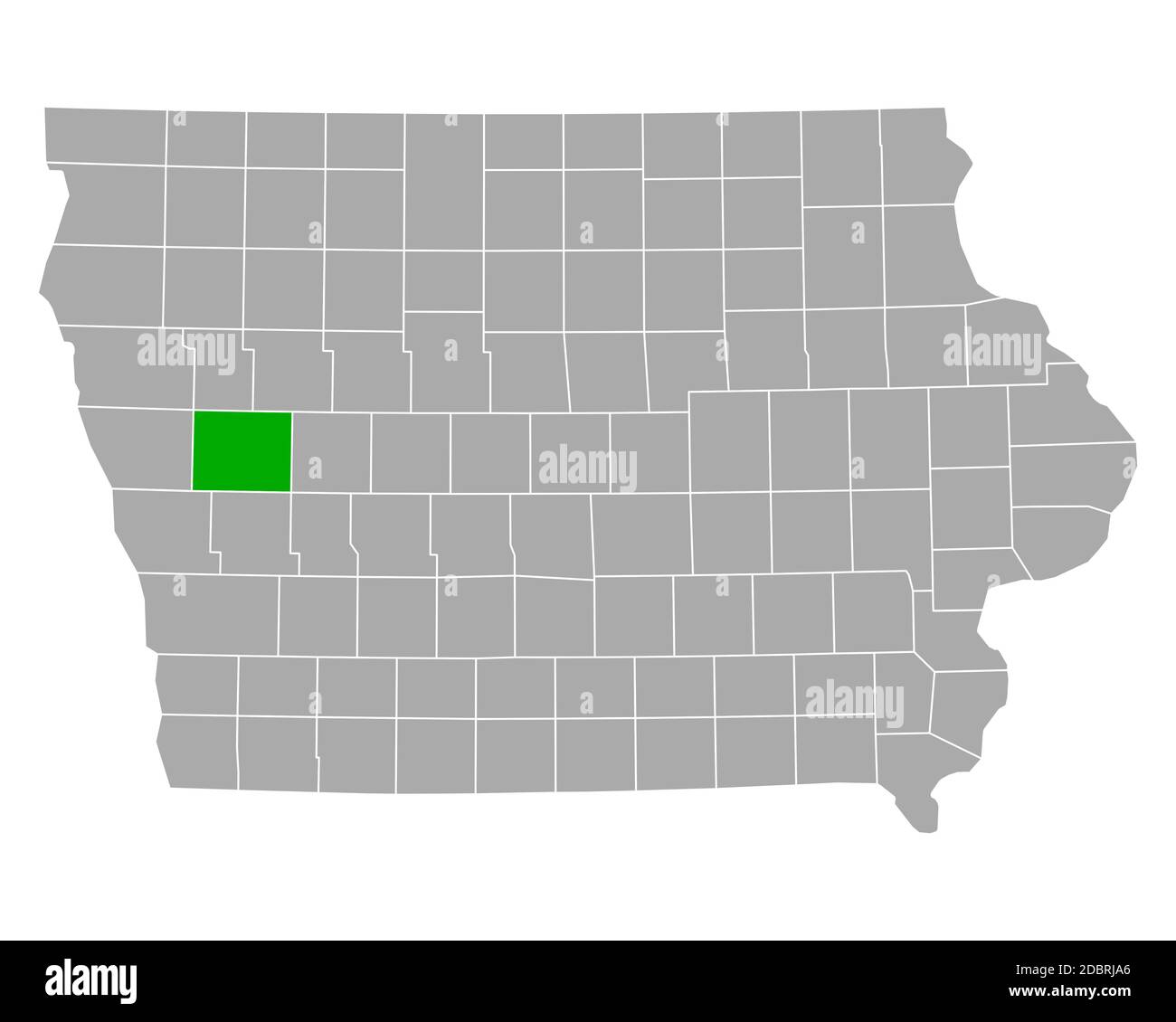 Mapa De Tierras Del Condado De Crawford