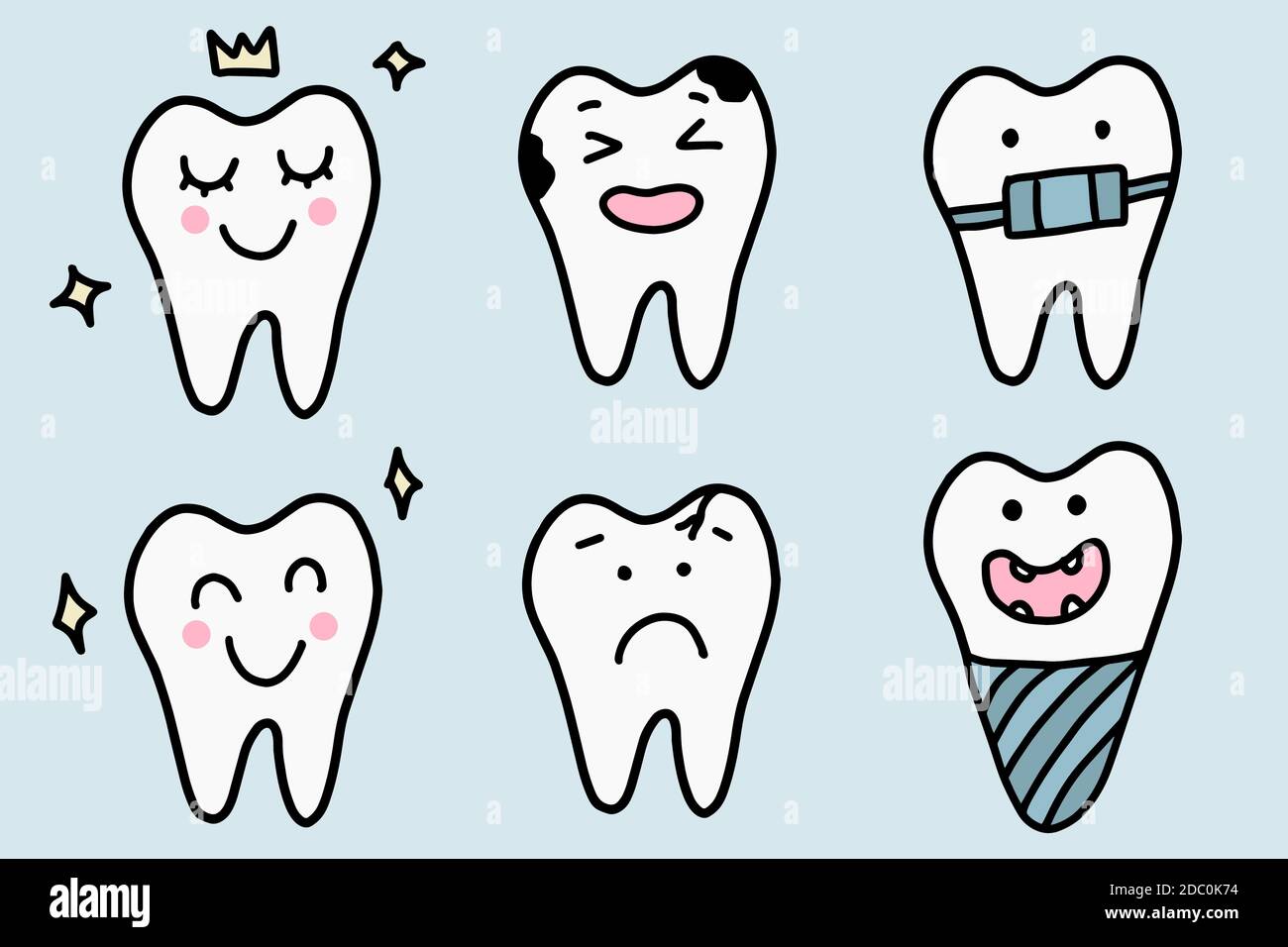 Lindo Dibujo De Dientes