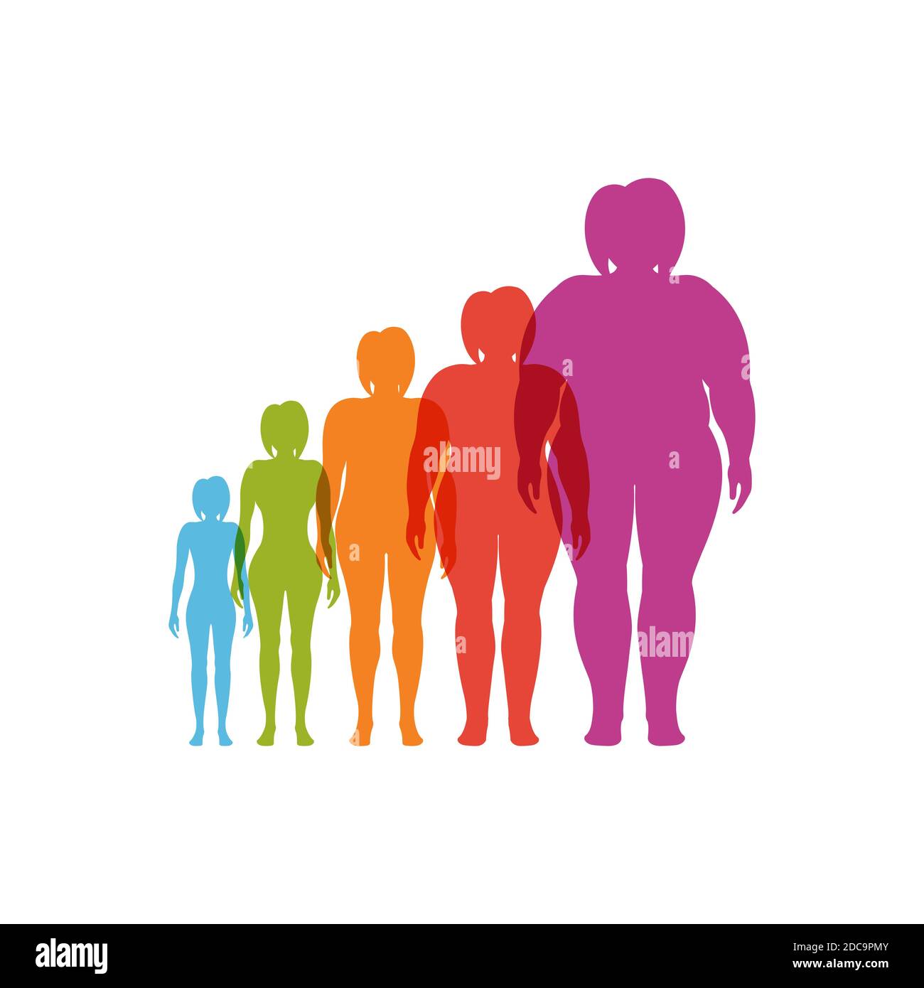 Plantilla De Diseño De Ilustración Vectorial De índice De Masa Corporal