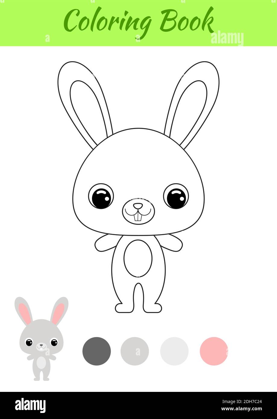 Conejo Bebe Para Colorear