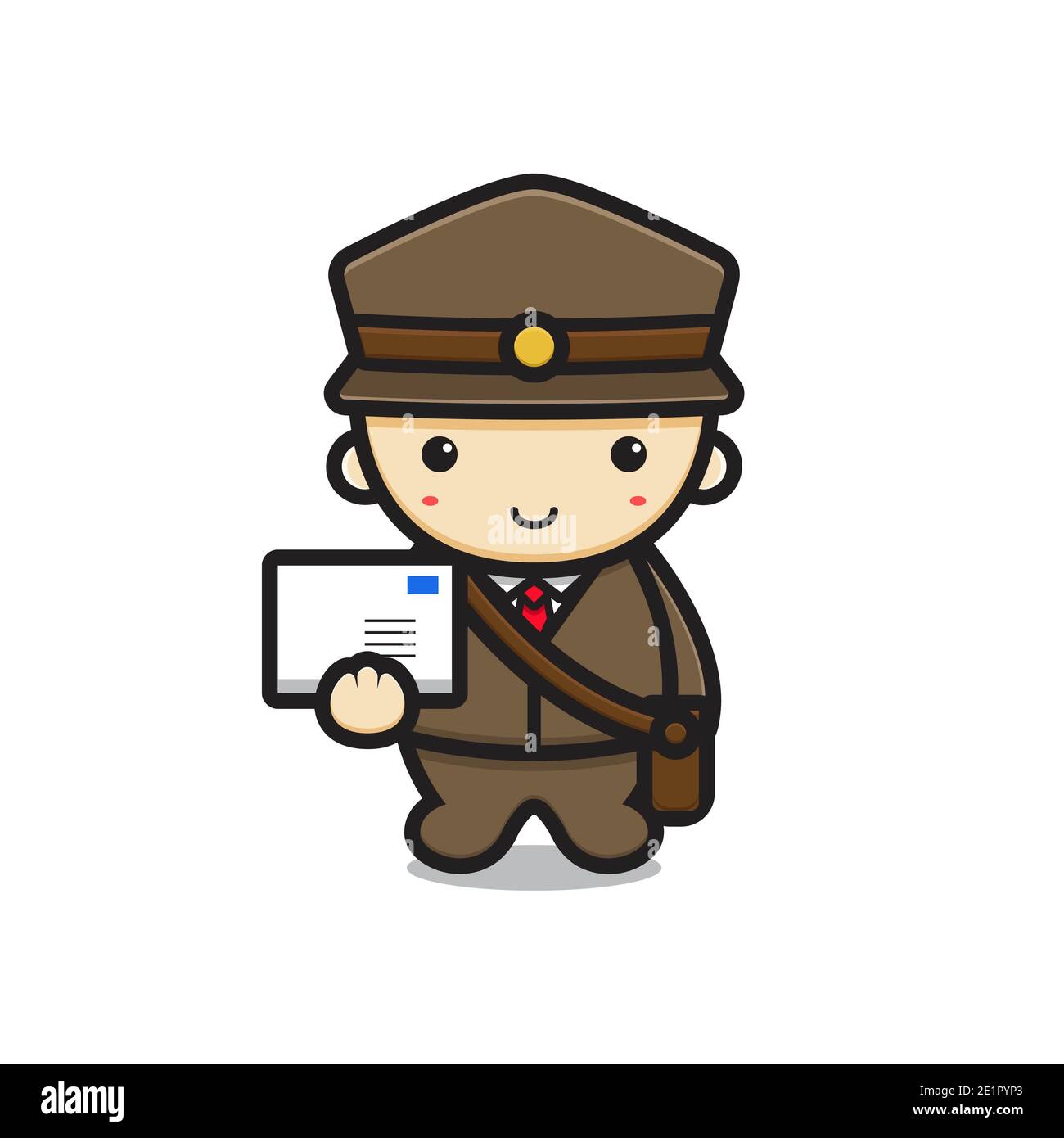 Ilustración Vectorial De Dibujos Animados De Cartero Con, 50% OFF