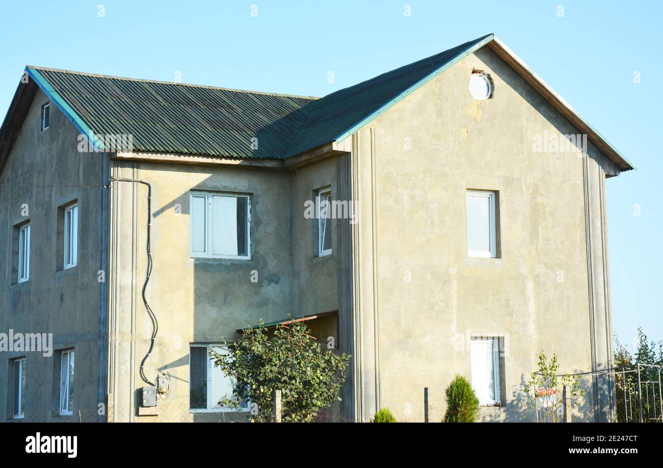 Construcción De Paredes De Estuco