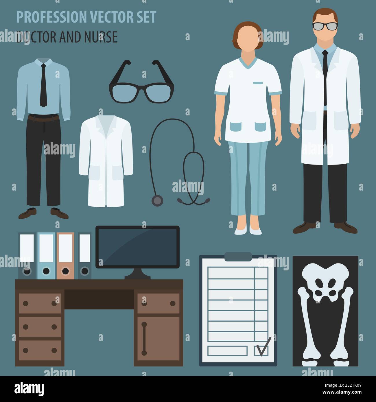 Profesión Y Ocupación Lugar De Trabajo Del Doctor Personal Médico