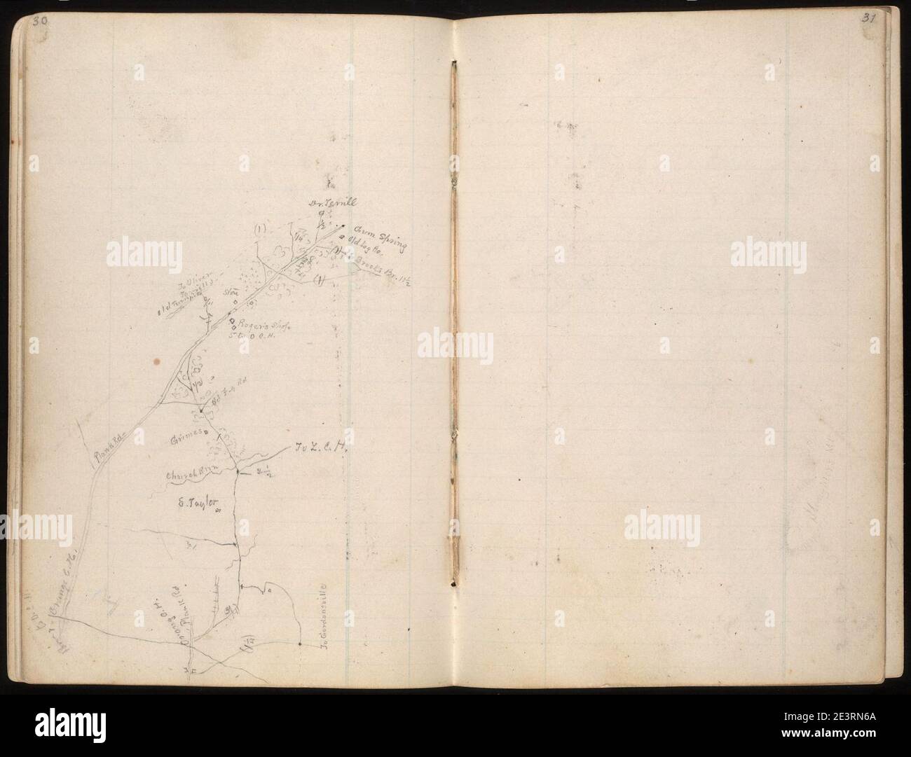 Mapa Virginia Water Features Mapa de Virgínia - EUA Destinos