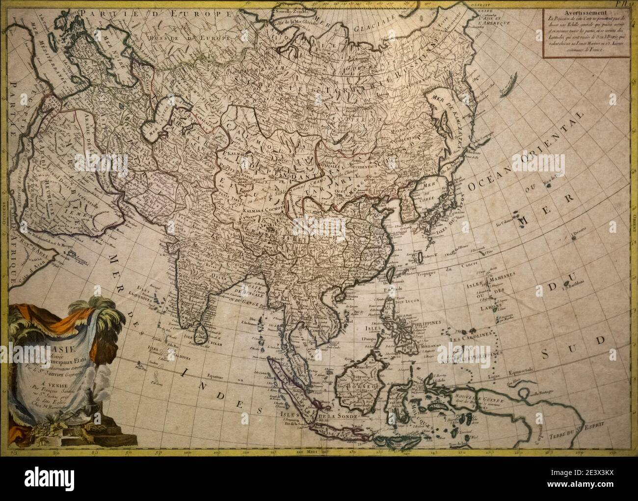 Mapa Antiguo De Asia