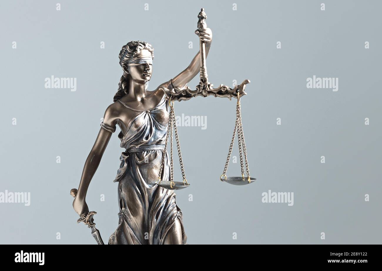 Estatua De La Justicia Lady Justice La Ley Concepto Jurídico