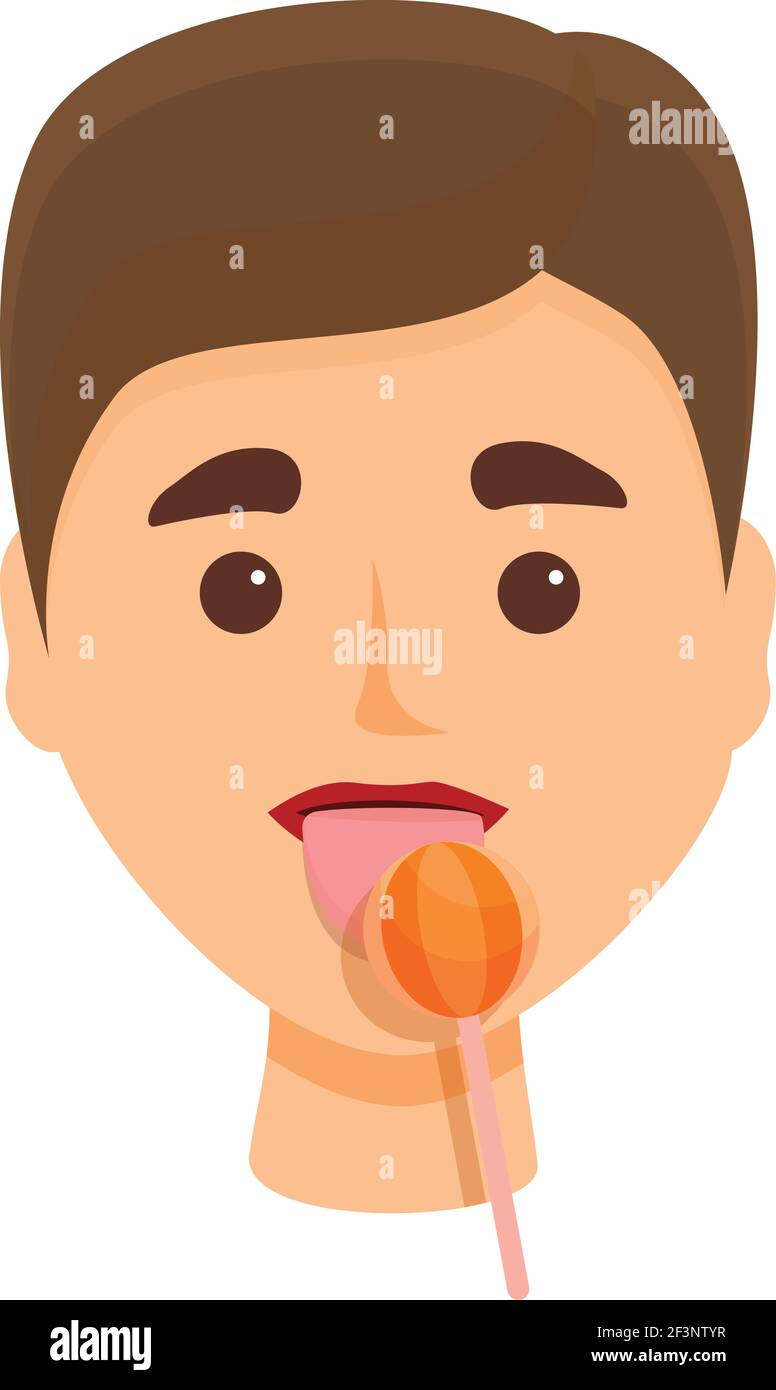 Icono de sentido de degustación. Dibujo animado de catar el icono del ... Icono de sentido de degustación. Dibujo animado de catar el icono del ...