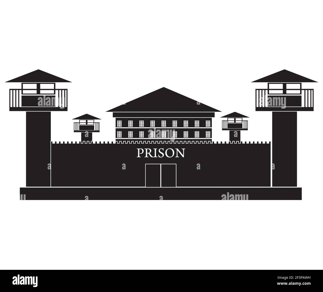 Imágenes Prediseñadas Del Edificio De La Cárcel
