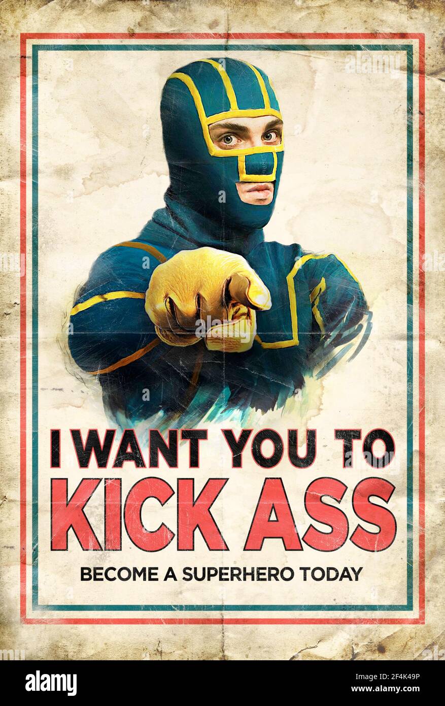 Kick Ass 2010 Dirigida Por Matthew Vaughn Derechos De Autor Uso Editorial Solamente No Hay