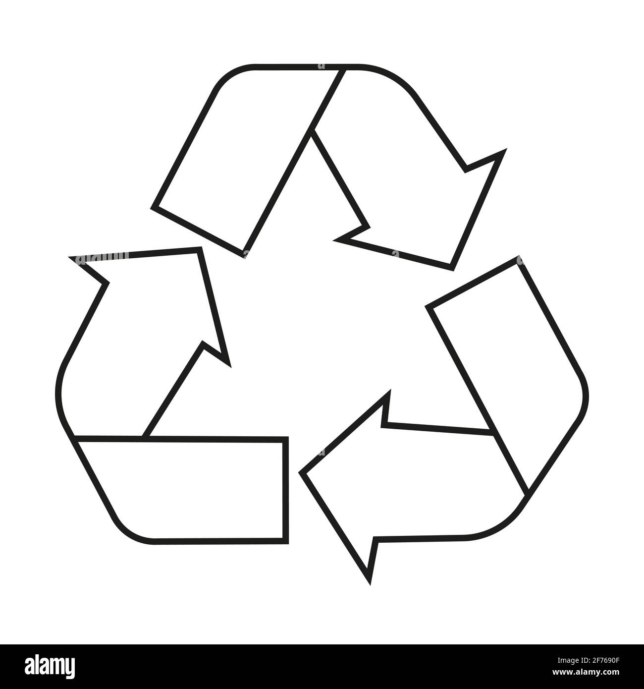 Icono de reciclaje, símbolo de reutilización, reducción de la basura y ...