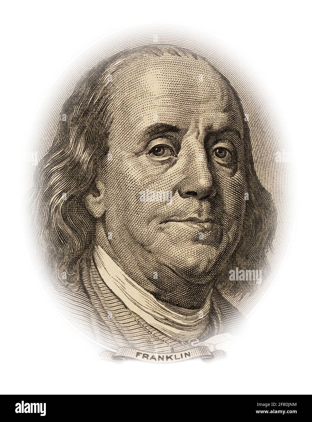 Retrato De Benjamin Franklin En El Billete De 100 D lares De Dinero