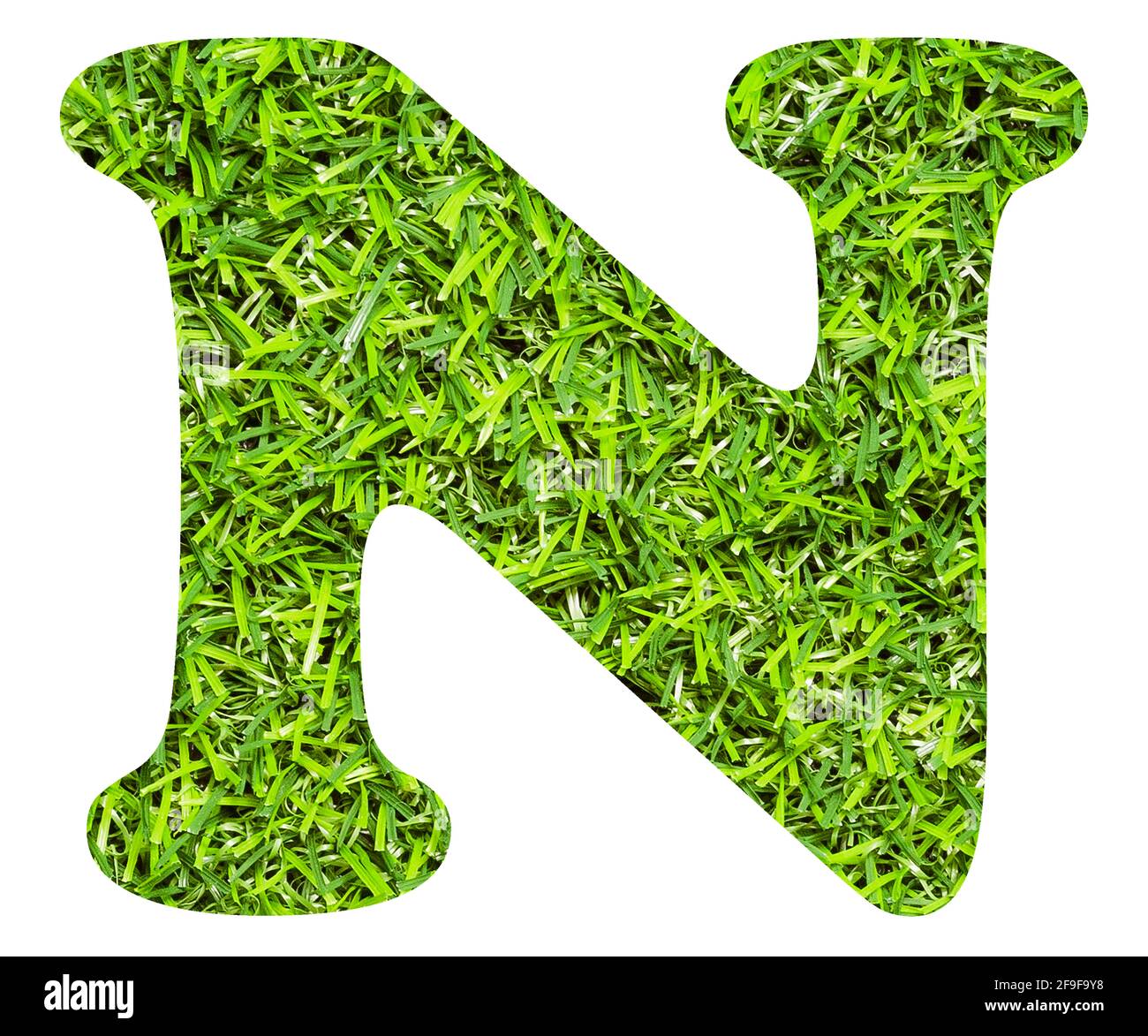 Letras n color verde Imágenes recortadas de stock - Alamy