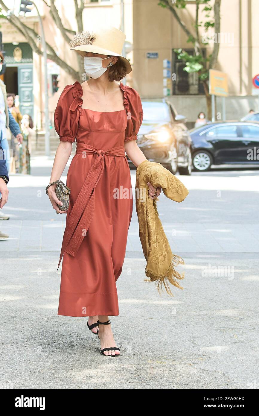 22 de mayo de 2021, Madrid, Madrid, España: Invitado a la boda de ...