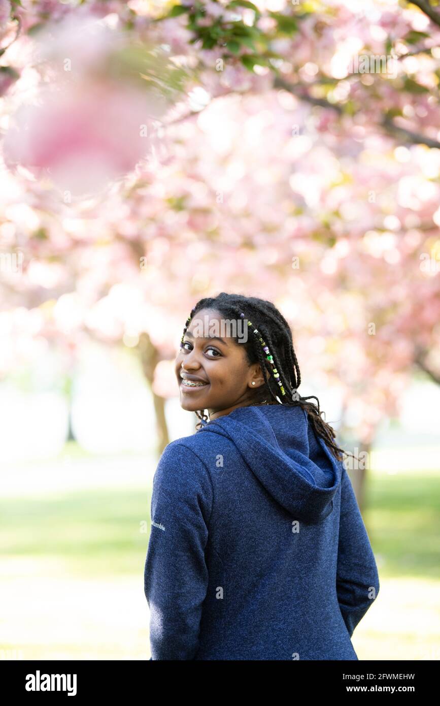 Modelo De Adolescente Afroamericana Fotografías E Imágenes De Alta