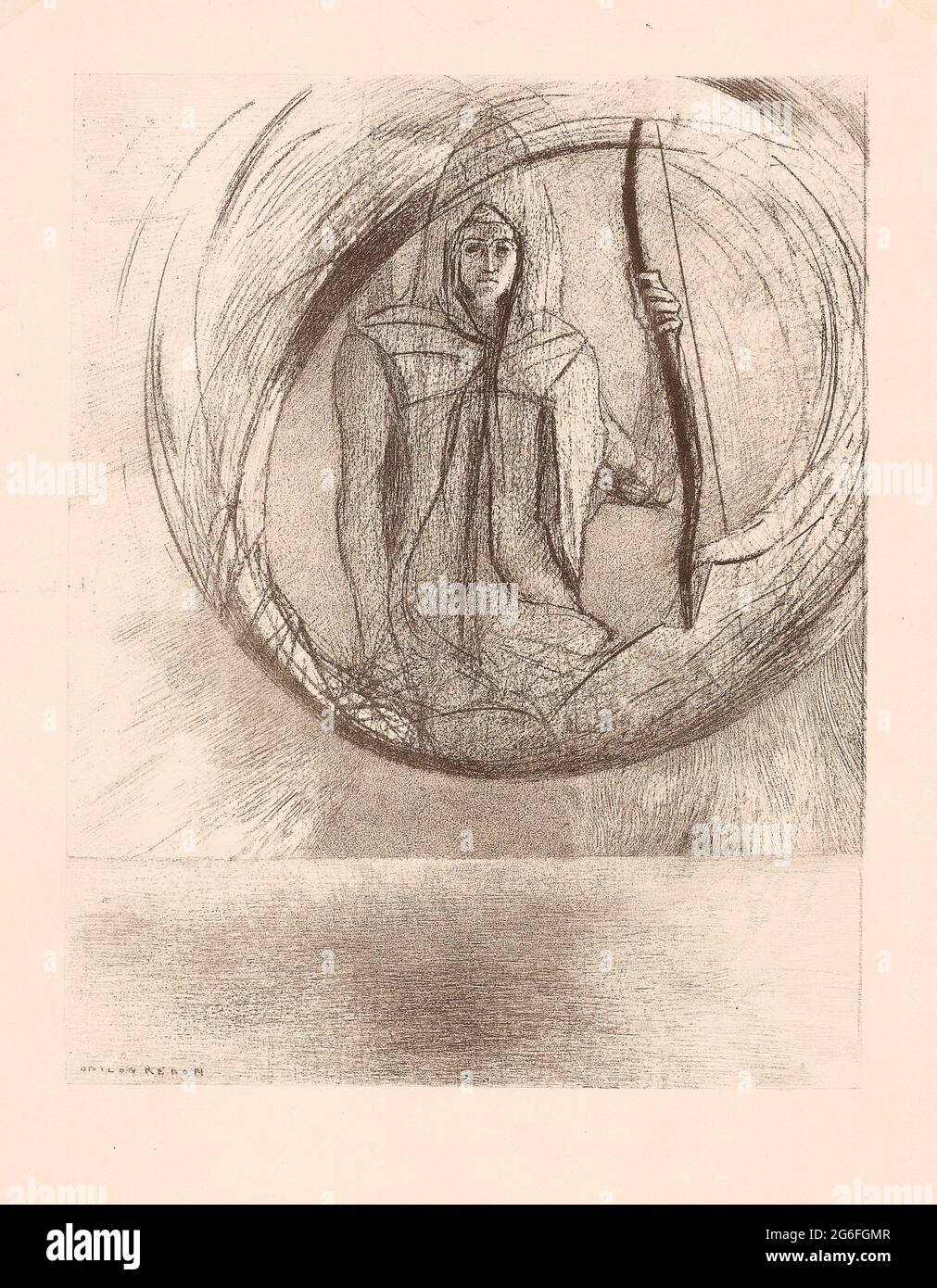 Odilon Redon Y Más Allá El Idol Astral La Apoteosis Placa 2 De 6