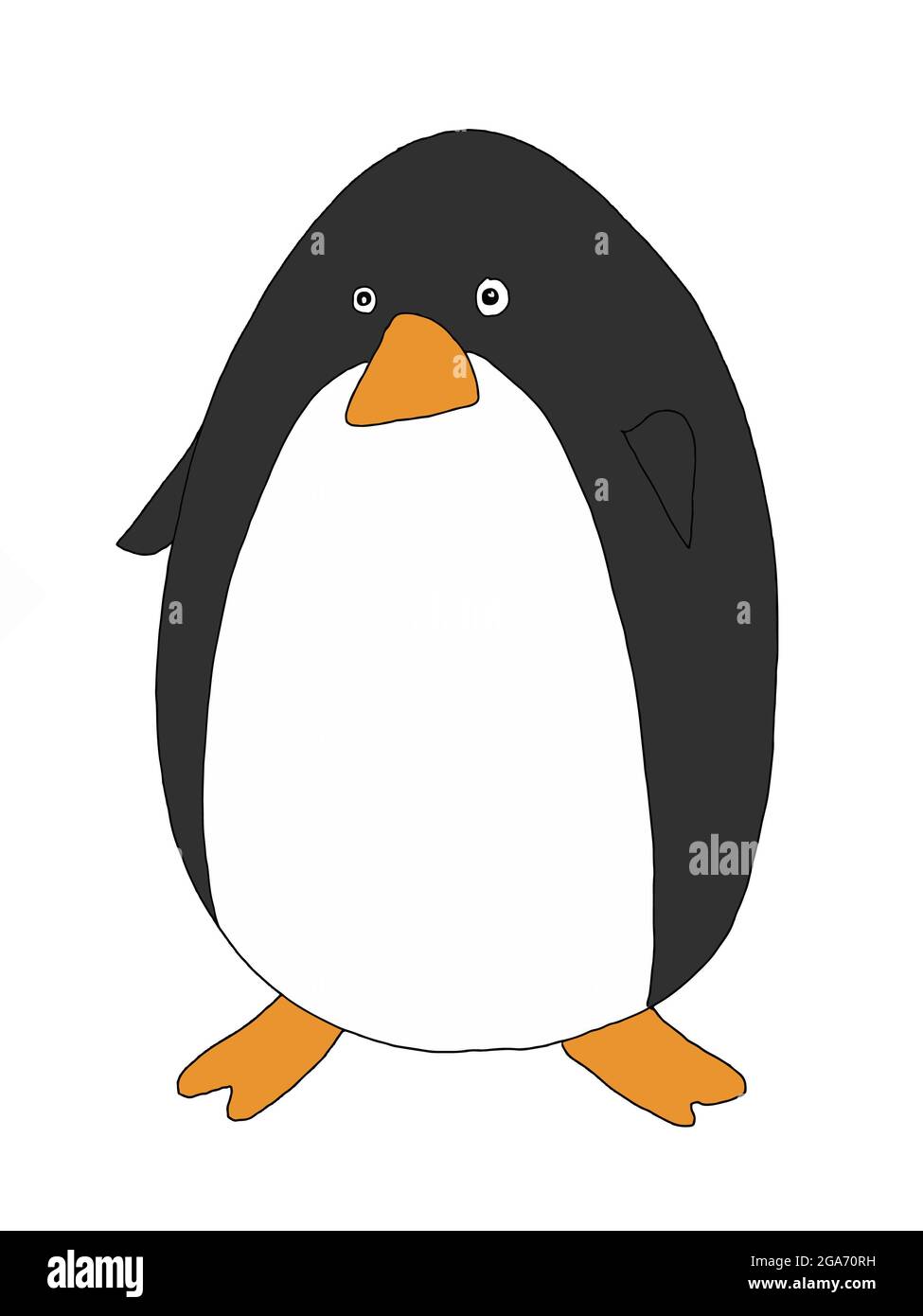 Lindo Dibujos Animados Ping ino Ilustraci n De Animales Fotograf a 