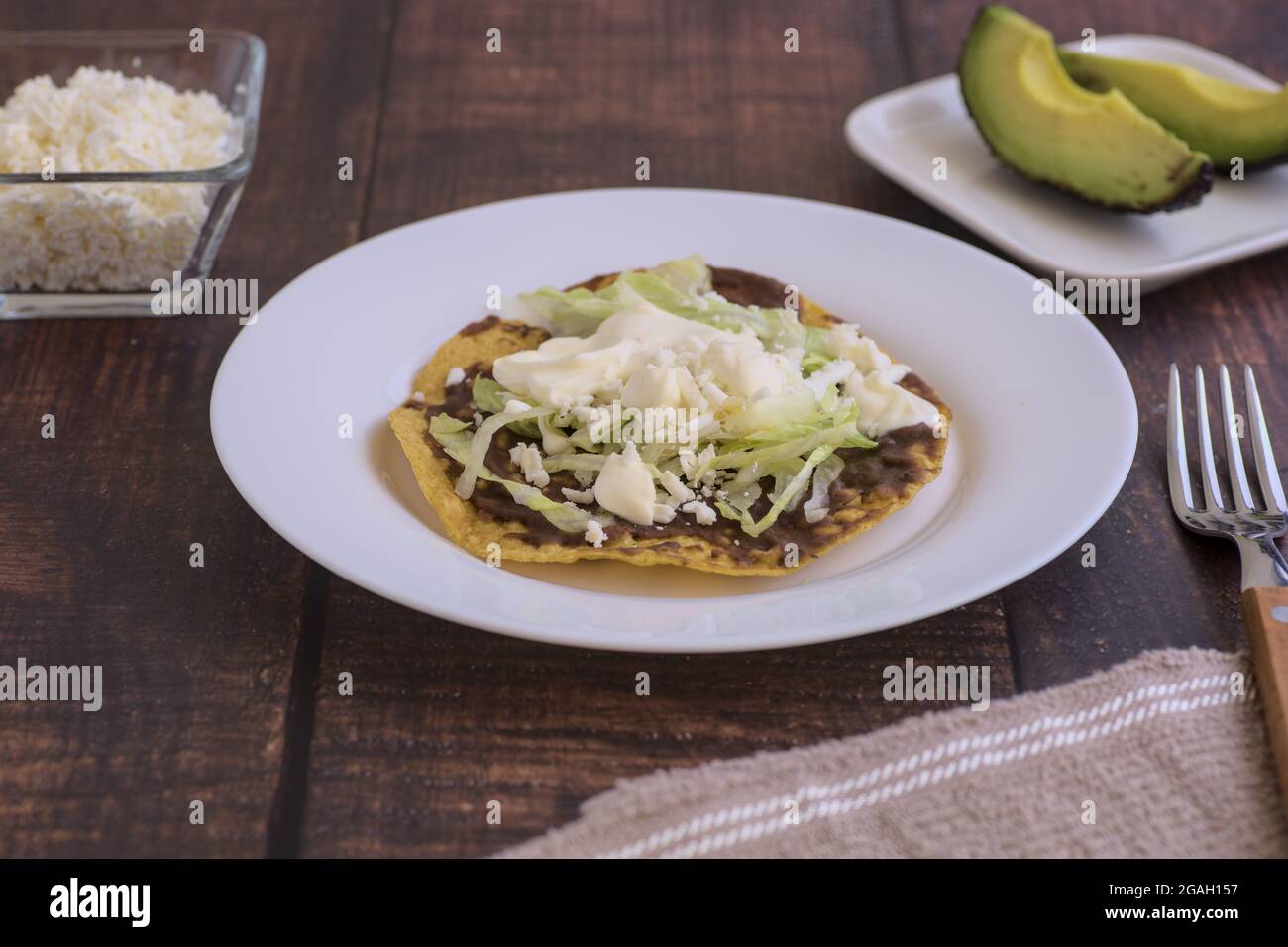 Tostadas De Frijoles