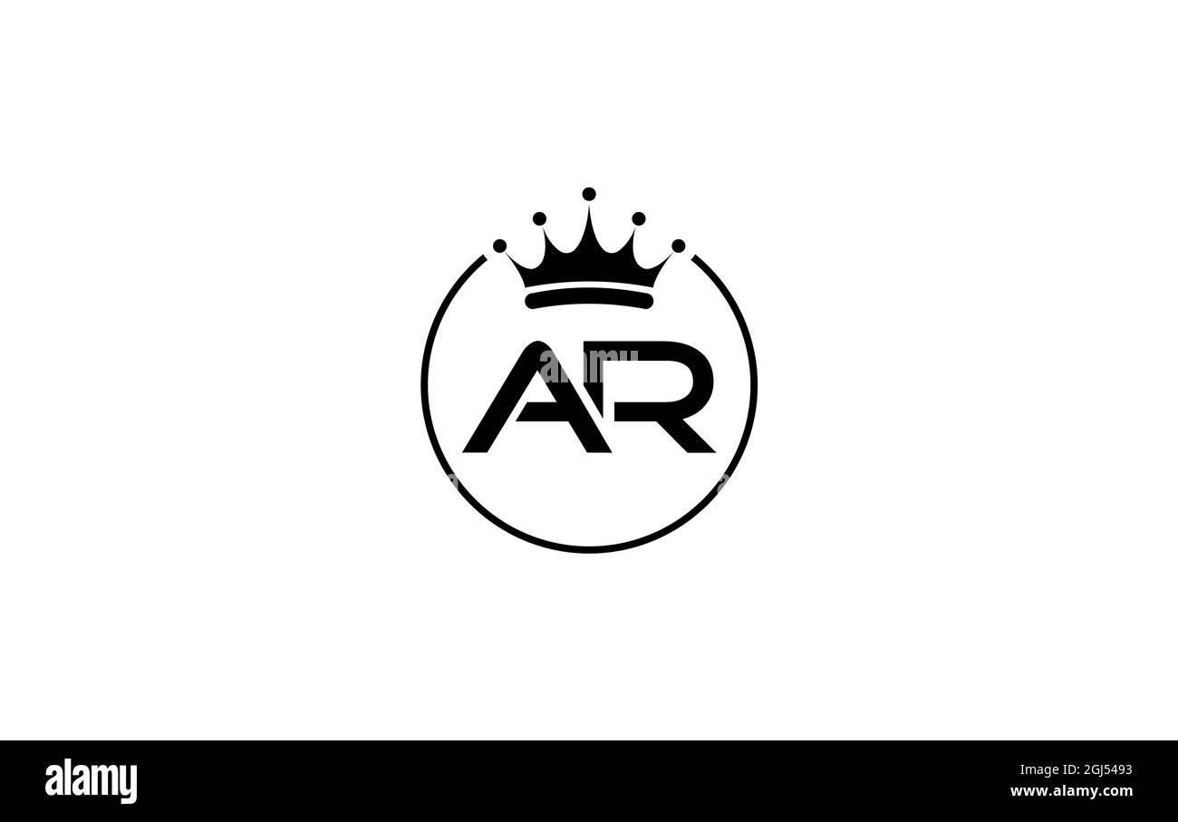 Diseño sencillo y creativo del logotipo de la corona dorada y de ...