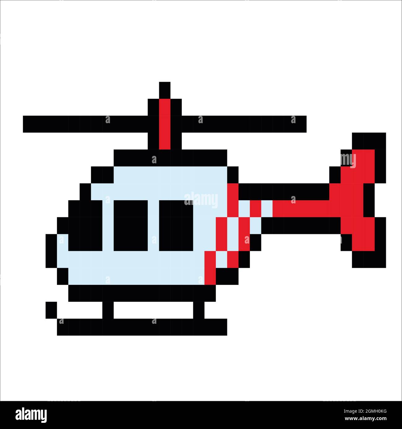 Helicopter Pixel Art