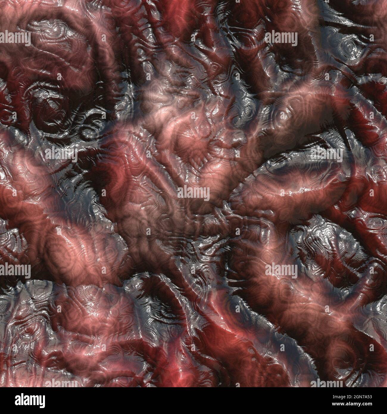 Horror Asqueroso Azulejo Sin Costuras De La Textura De Las Tripas Del