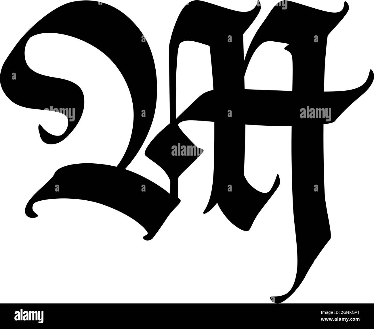 Letras Goticas M