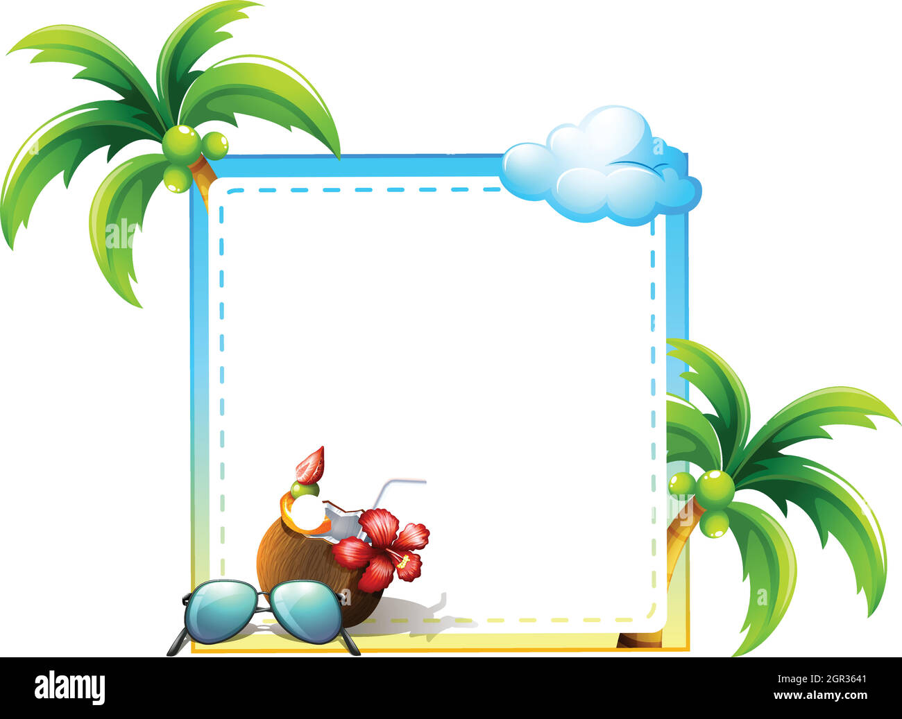Marco de agua Imágenes vectoriales de stock - Alamy