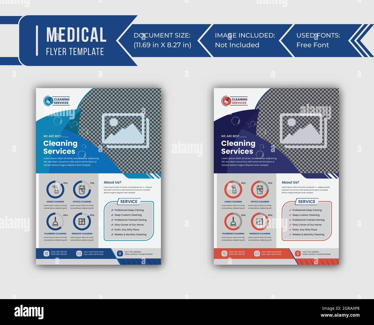 Ejemplos De Folletos De Servicios De Limpieza