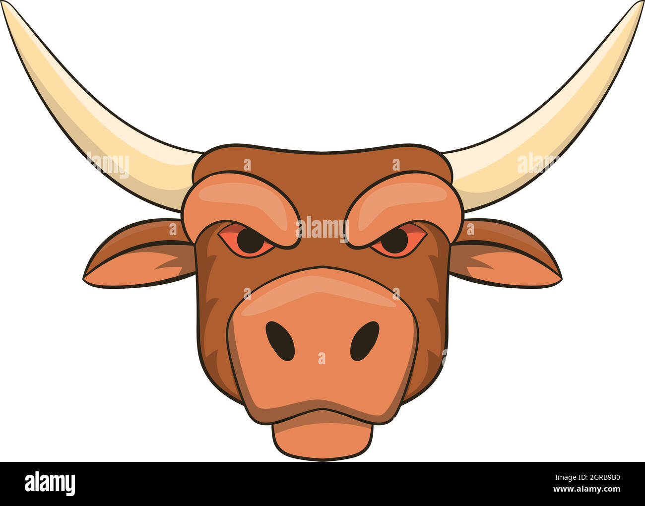 Cara De Toro Enojado