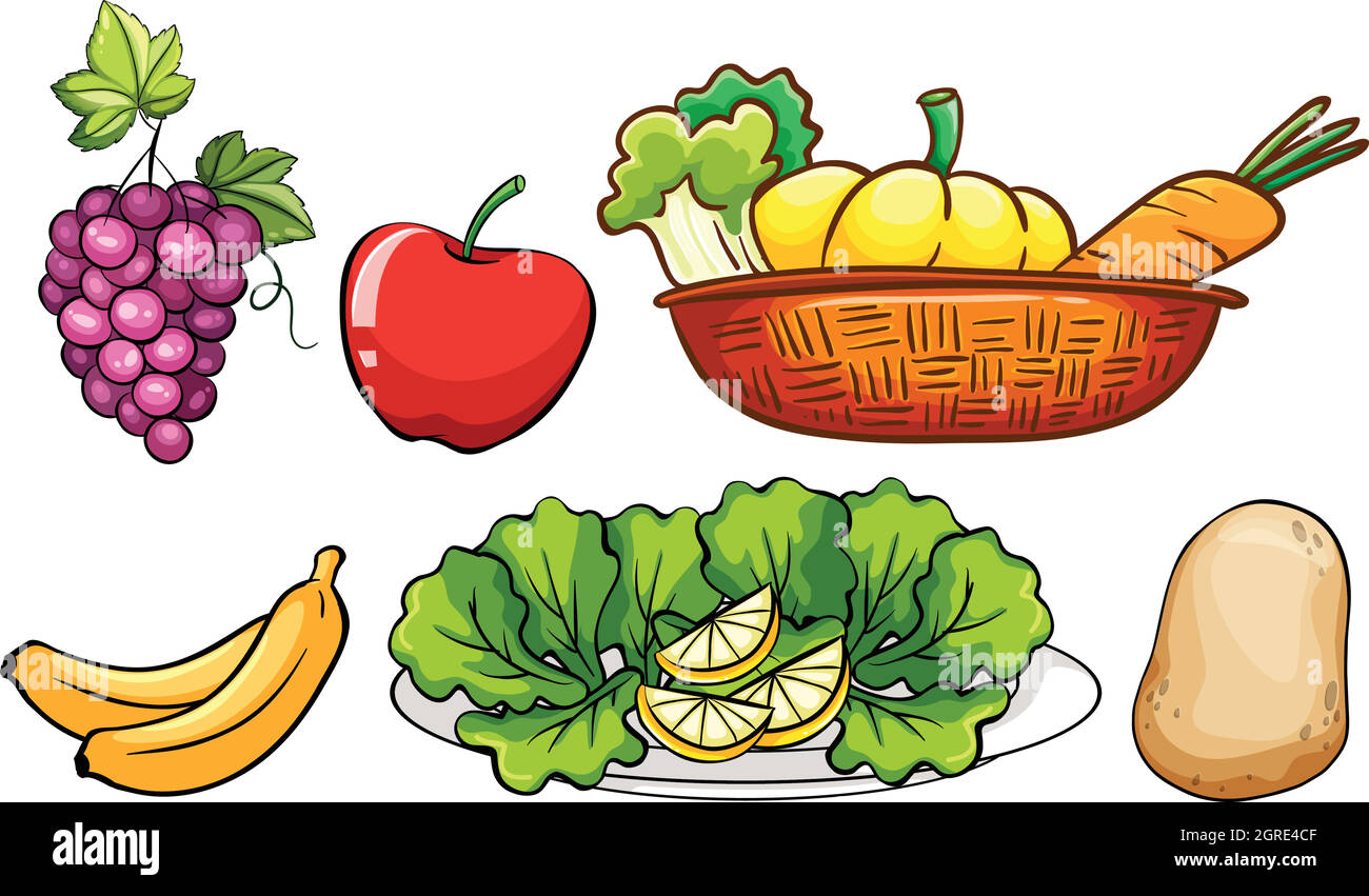 Frutas Y Verduras Dibujos Frutas Y Verduras Dibujos