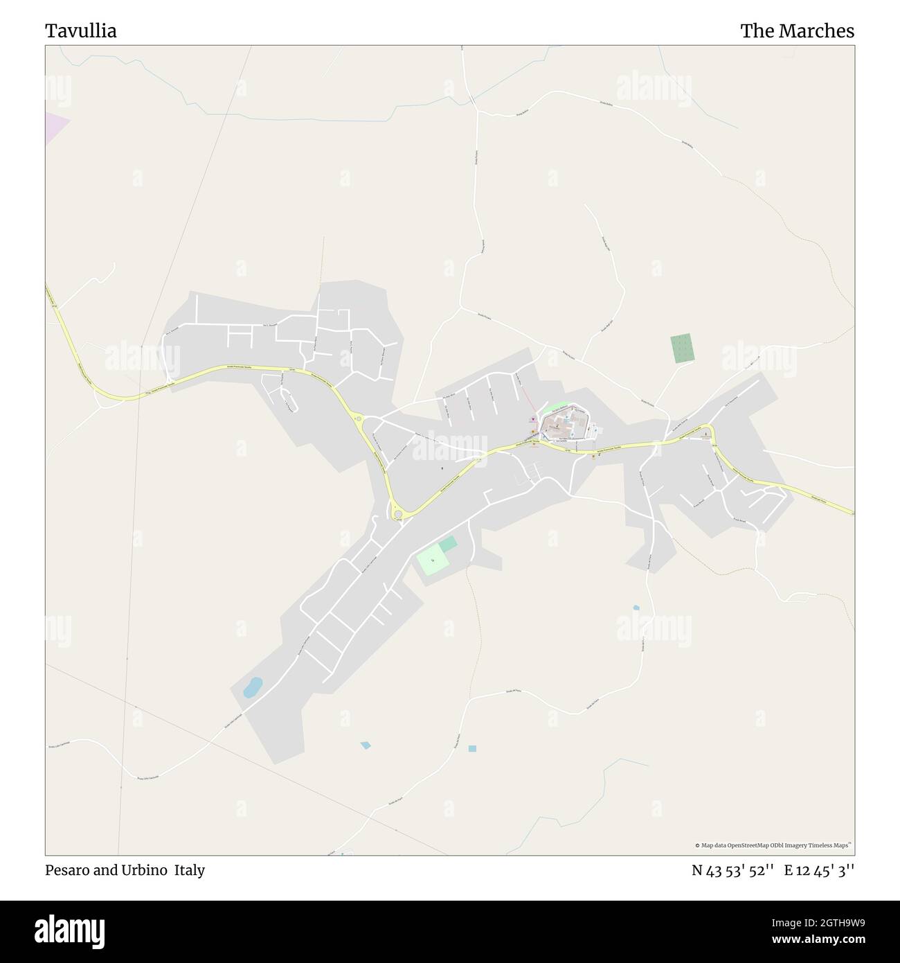 Tavullia, Pesaro y Urbino, Italia, Las Marcas, N 43 53' 52'', E 12 45 ...