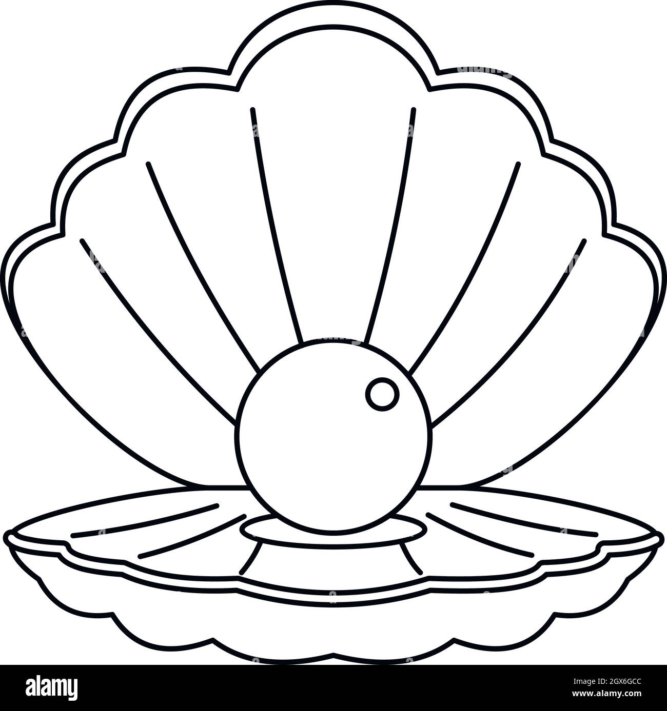Silueta De Perlas Clip Art