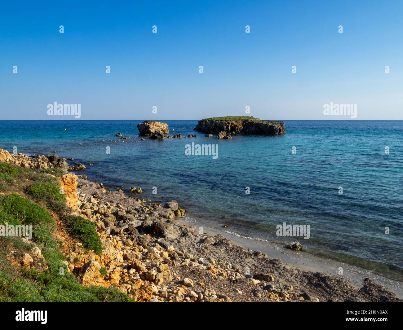 Playa De Binigaus Menorca Fotografía De Stock Alamy