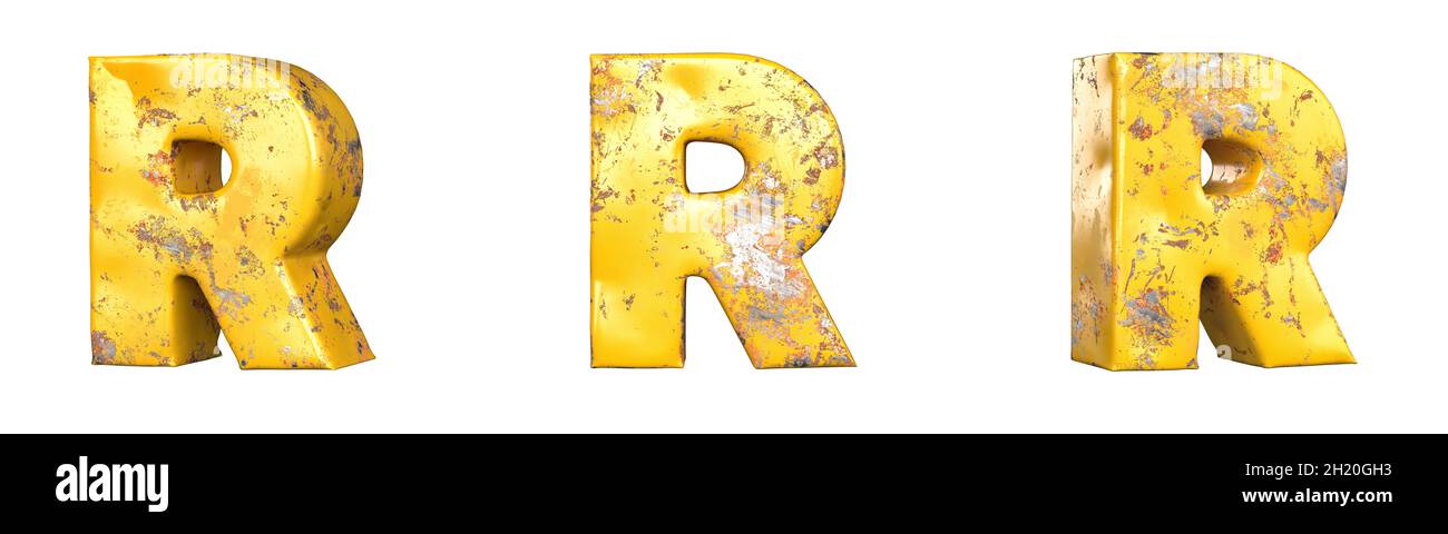 Letra r mayuscula para pintar fotografías e imágenes de alta resolución ...