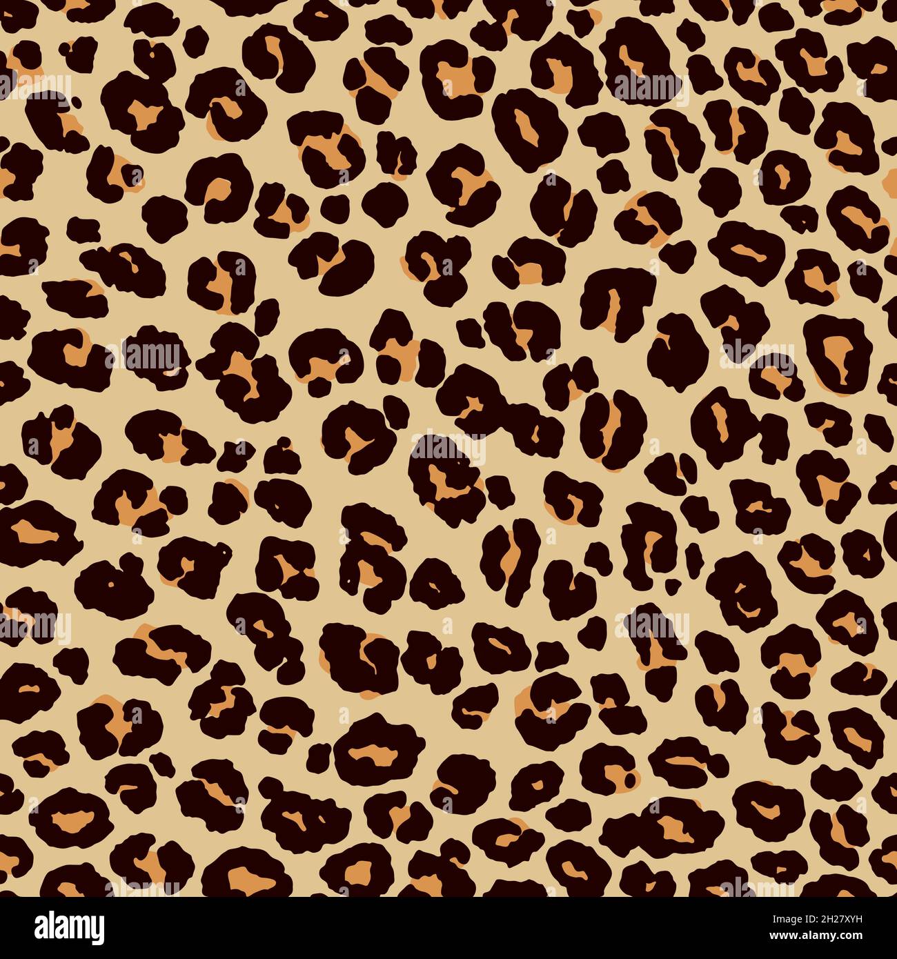 Patrón De Textura Sin Costuras Leopard Estampado De Leopardos En Forma