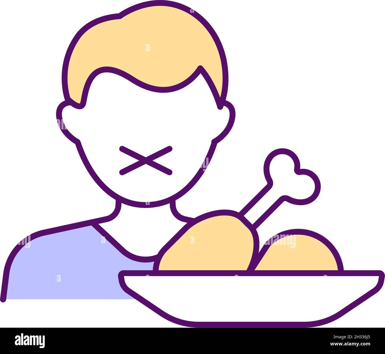 Anorexia nerviosa Imágenes vectoriales de stock - Alamy